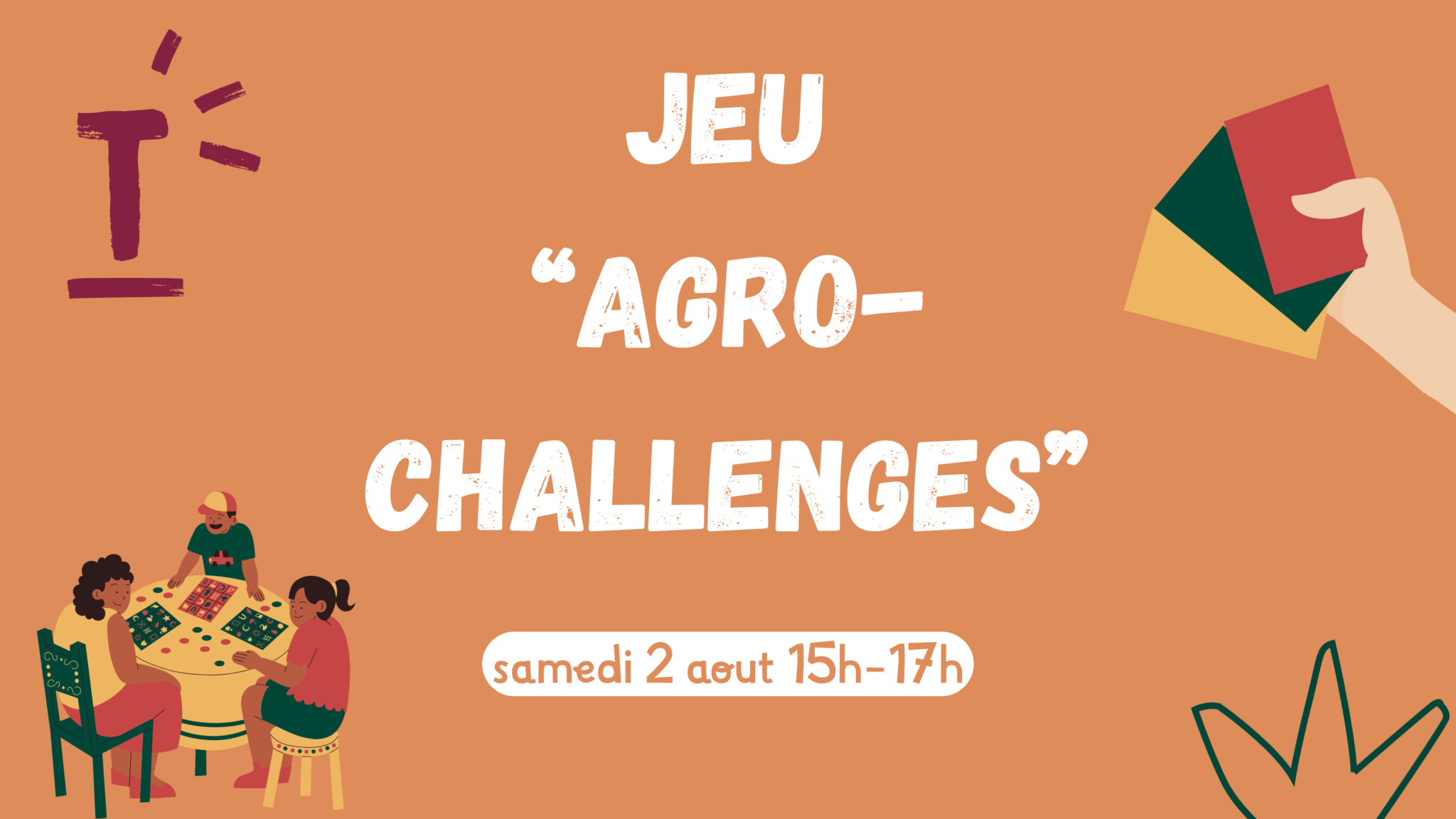 Jeu “Agro-Challenges” – Student Events Calendar