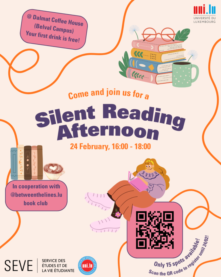Silent Reading Afternoon – Student Events Calendar